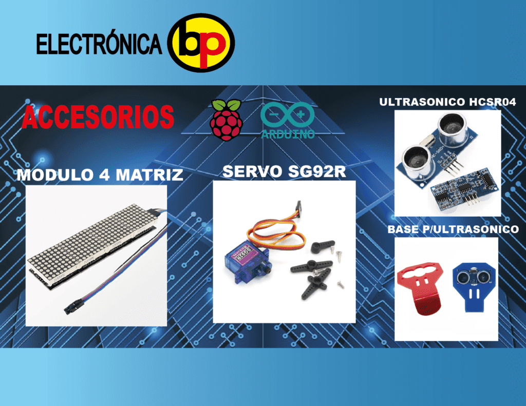 ACCESORIOS ARDUINO – Inicio – Electrónica BP