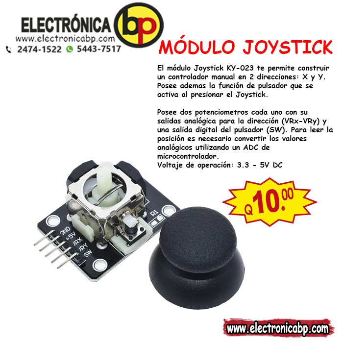 MODULO JOYSTICK – Inicio – Electrónica BP MODULO JOYSTICK – Inicio – Electrónica BP