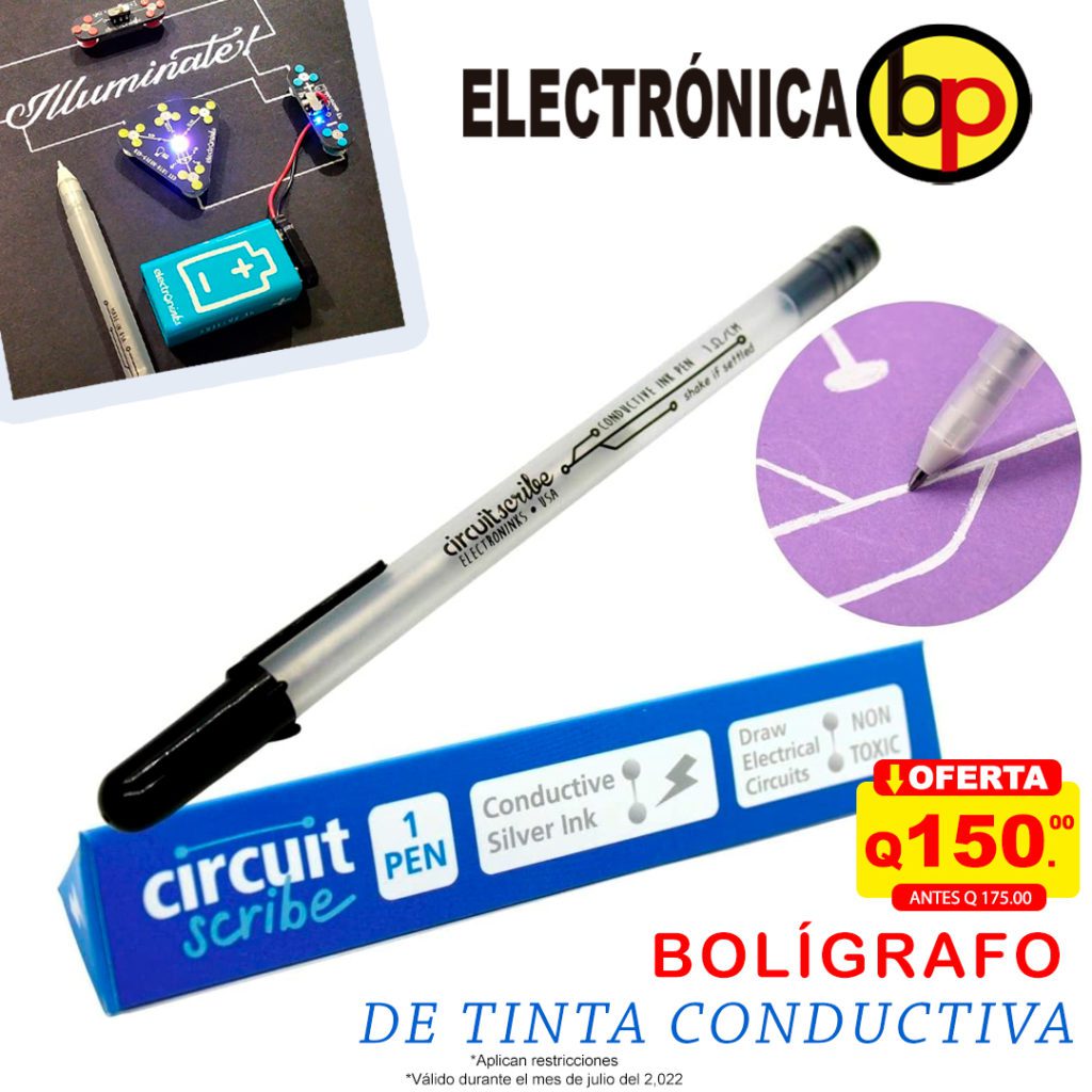 Tinta conductiva – Inicio – Electrónica BP
