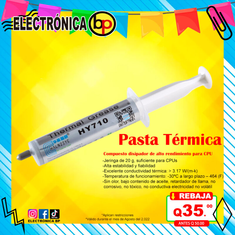 Pasta Térmica – Inicio – Electrónica BP