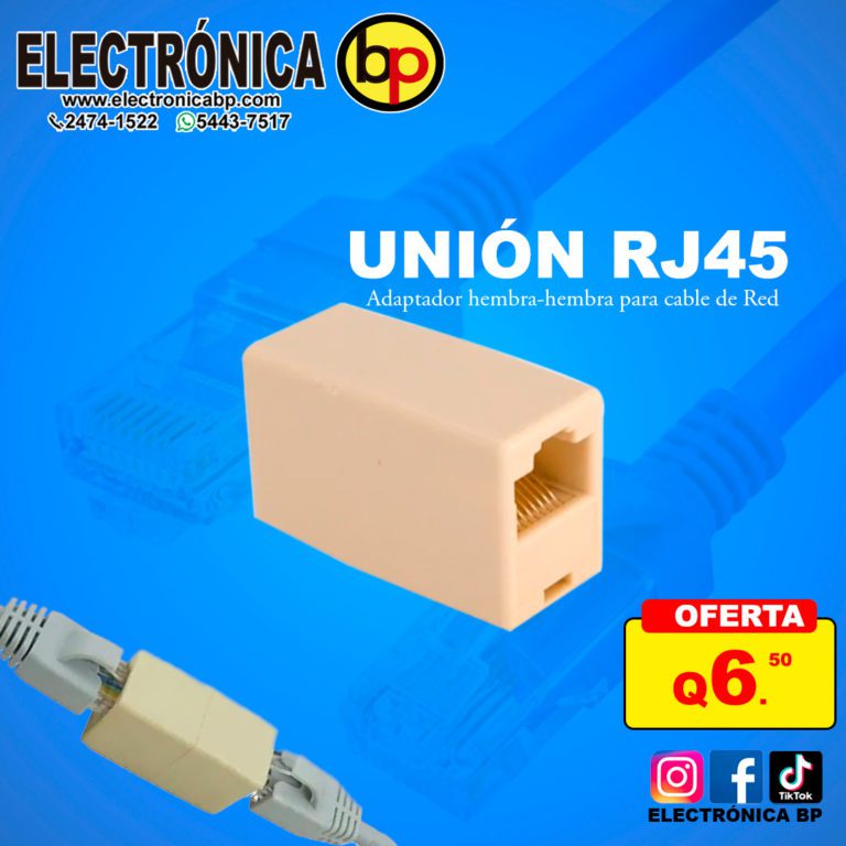 Unión RJ45 – Inicio – Electrónica BP