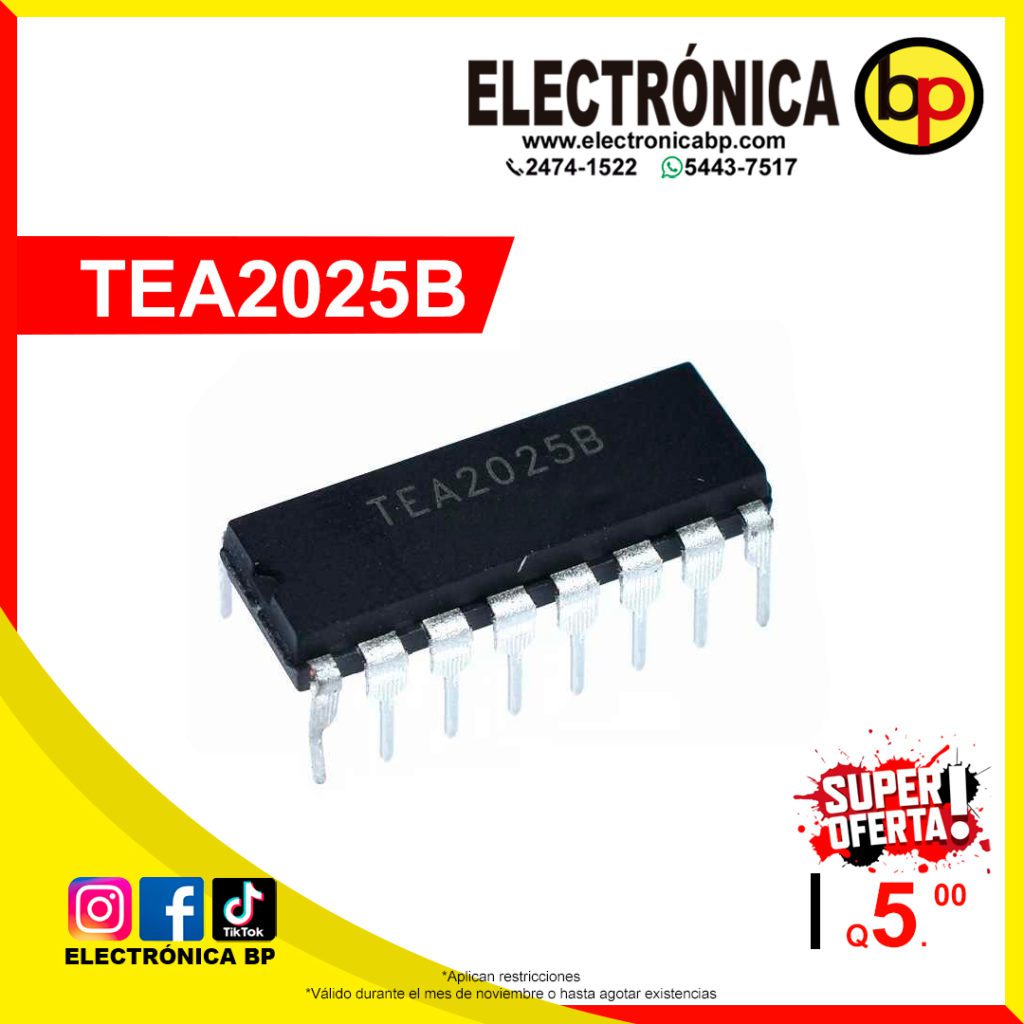 TEA2025B – Inicio – Electrónica BP